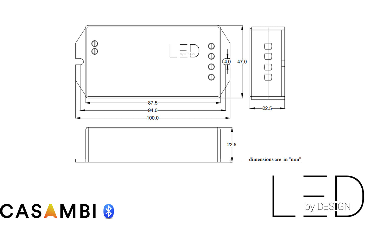 LEDbyDESIGN SPI controller Casambi (programmable) – Casambi | Art4Light