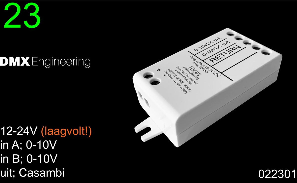 DMX Engeneering / 10Cas 0-10V signaal naar Casambi netwerk – Art4Light
