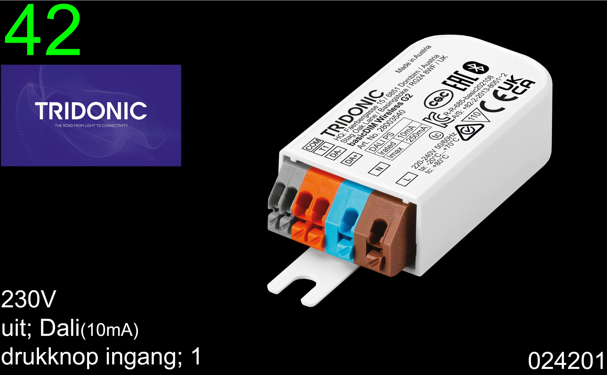 Tridonic basicDIM wireless G2 Casambi / 28003540 – Art4Light